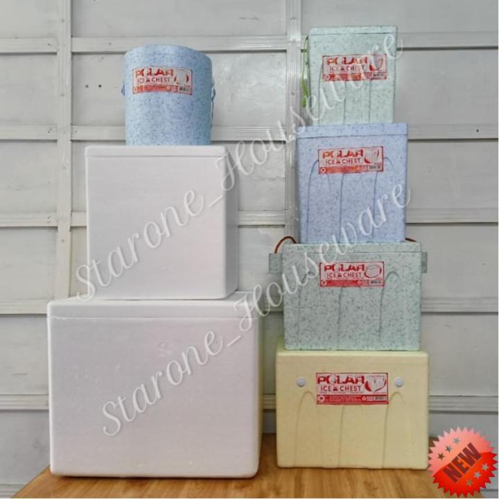 STYROBOX STYRO BOX PICNIC BOX ICE CHEST ICE BOX COOLER (RAMDOM COLOR ...