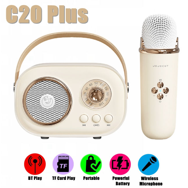 Mini KTV C20 Plus Portable Wireless Bluetooth Karaoke Speaker With ...