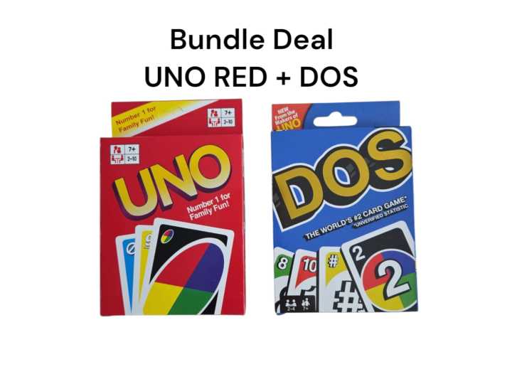 (SG Seller) UNO/ UNO DOS Playing Card Game| For Kids & Family| For ...