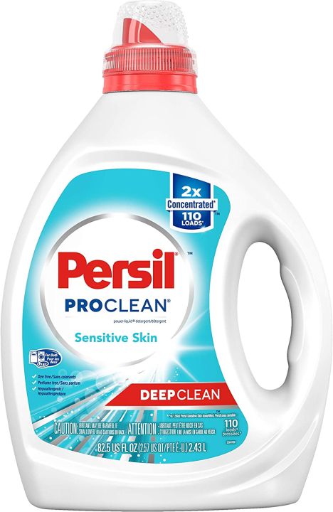 Persil Pro Clean Power Liquid Detergent & Sensitive Deep Clean 110 ...