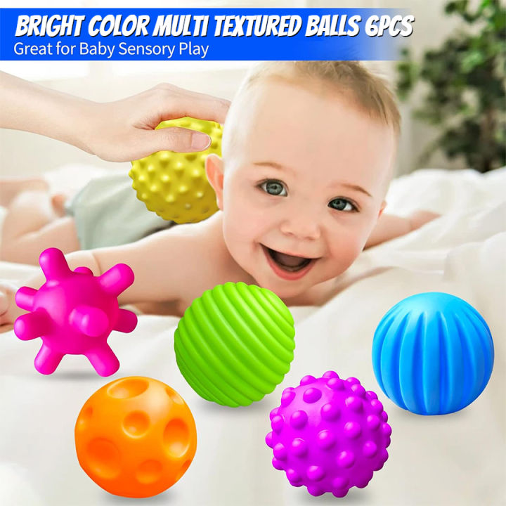 Montessori Early Development Sensory Balls Bright Color Textured Multi ...