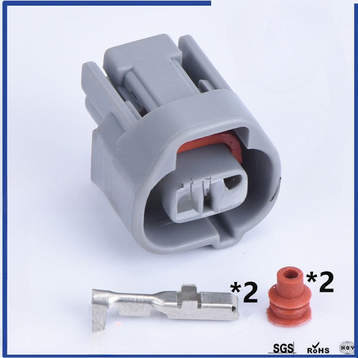 1 set 2 Pin （female）auto waterproof electrical housing plug wiring ...
