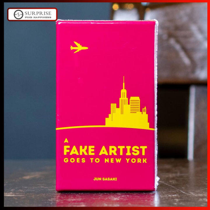 Board Game A Fake Artist Goes To New York Card Game Party Game Oink ...