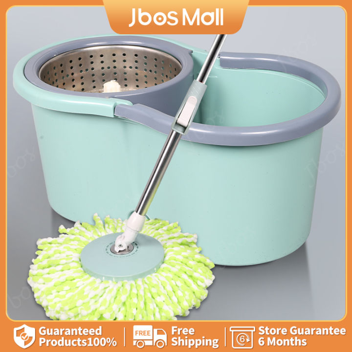 Jbos Tornado Mop Metal rod 360 Degree Rotating Free Hand Washing ...
