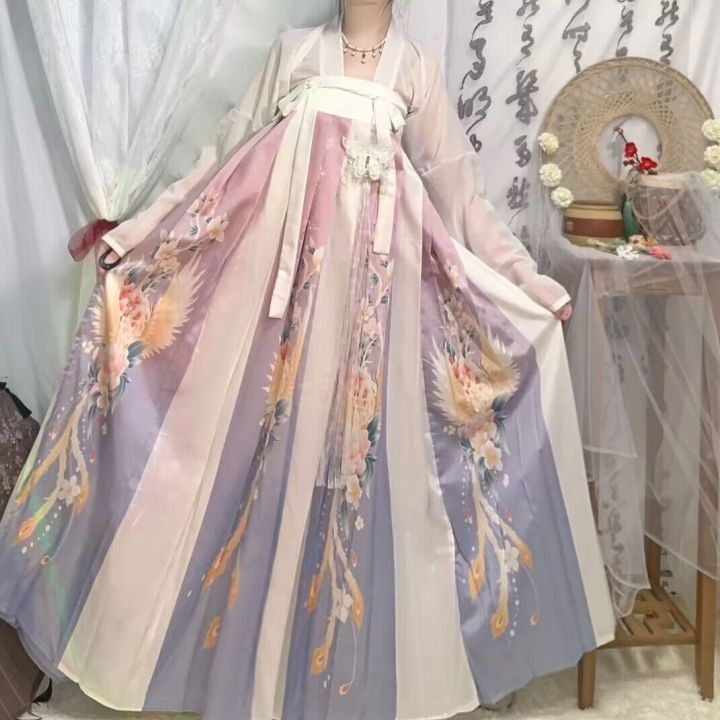【IN Stock】Hanfu Dress Women Chinese Ancient Traditional Hanfu Cosplay ...