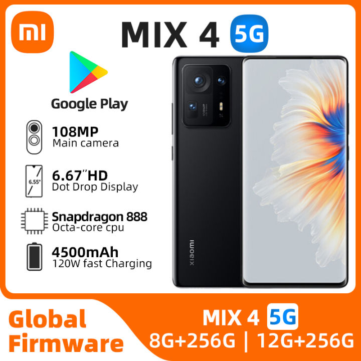 Xiaomi MIX 4 5G ผสม4 5G ทุกรุ่น Snapdragon 888บวก6.67 "หน้าจอ OLED 120Hz กล้อง108MP หน้าจอ ...