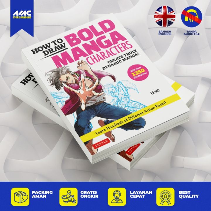 How to Draw Bold Manga Characters Create Truly Dynamic Manga | Lazada ...
