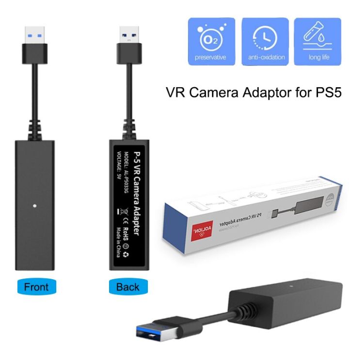 USB 3.0 PS VR To PS5 Adapter PS4 Camera Connector For PS5 Games Console ...