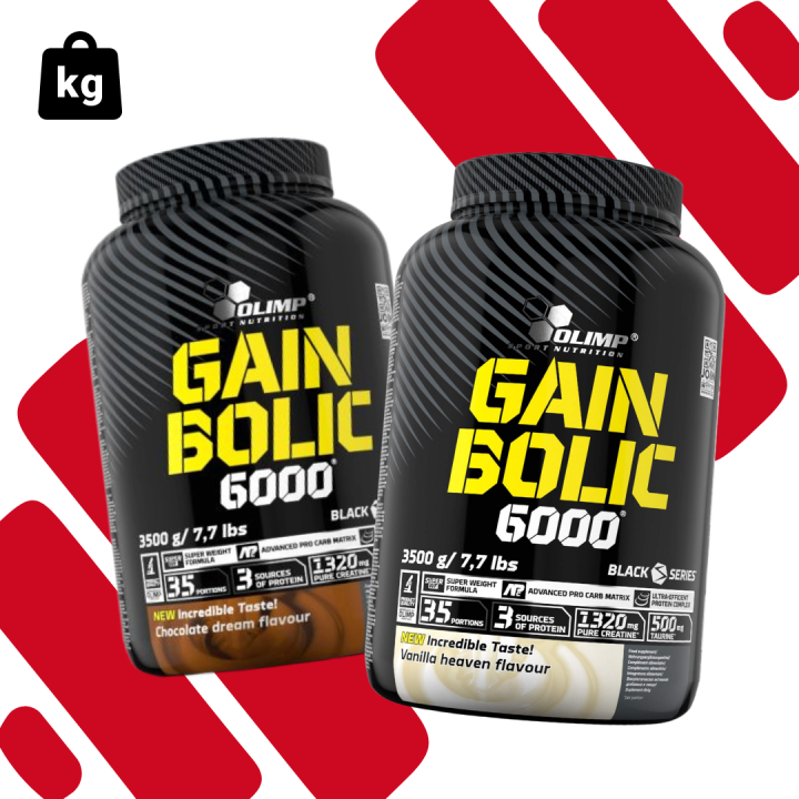 Olimp Mass Gain Bolic 6000 - 3500g. โอลิม แมส เกน โบลิค โปรตีนสำหรับคน ...
