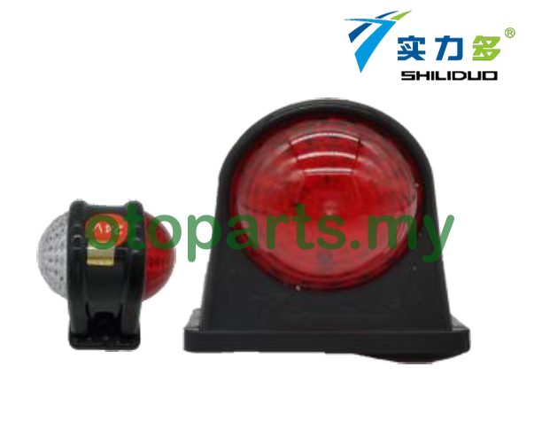 SHILIDUO Red/White LED Side Lamp / Outline Marker Lamp Side Light for ...