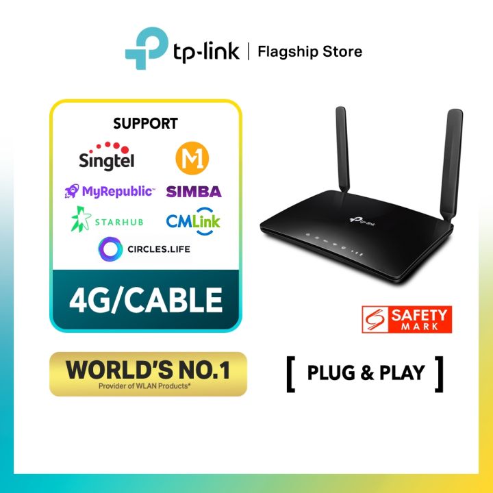 TP-LINK Archer MR500 advance 4G+/MR600 3G/4G AC1200 LTE Advanced Cat6 Gigabit Dual Band Mobile ...
