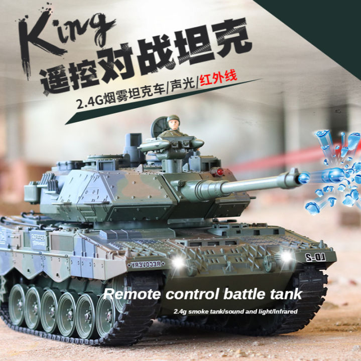Military tanks, remote control alloy track type, combat tanks can fire ...