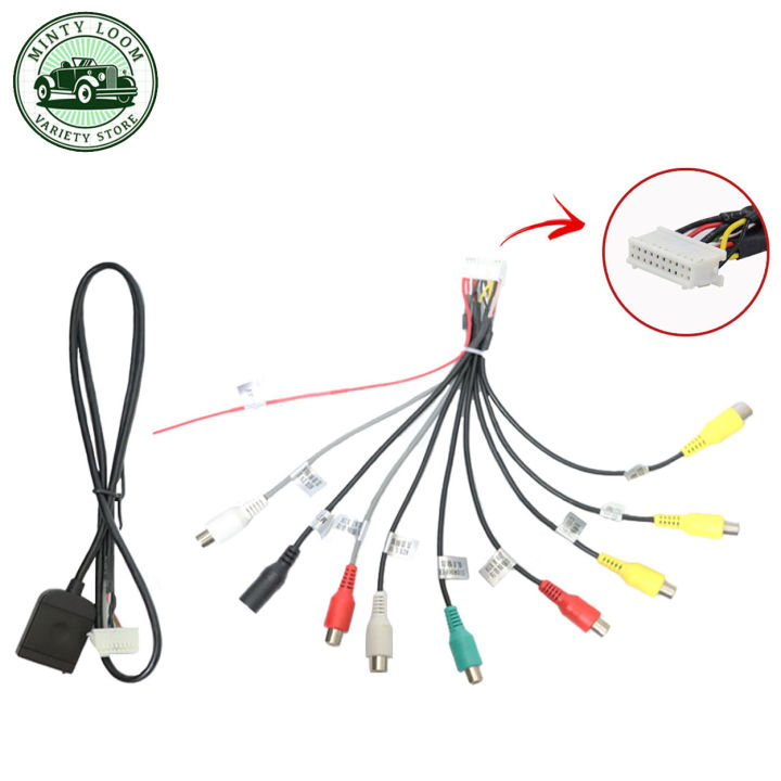 Universal Car Radio Stereo RCA Video Output Output Wire Harness ...