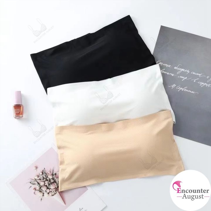 Women Lady Sexy Strapless Crop Top Bra Tube Top Bra Bandeau Underwear