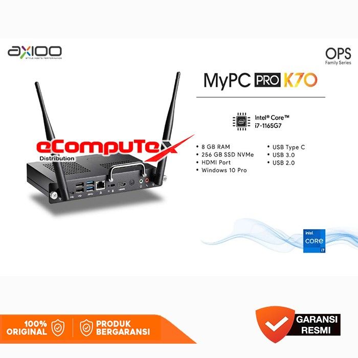 AXIOO MYPC PRO K7O RAM 8GB 256 GB - GARANSI RESMI | Lazada Indonesia