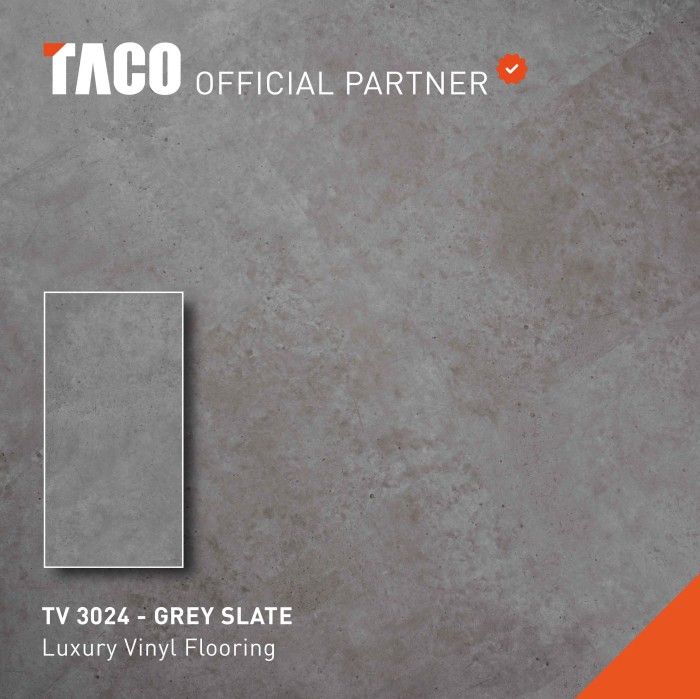 TACO Lantai Vinyl 3mm - TV 3024 Grey Slate | Lazada Indonesia