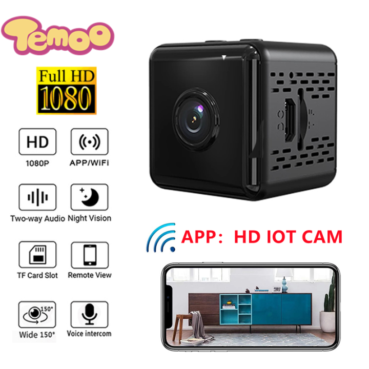 Temoo X6ds Mini กล้อง WiFi กล้อง1080P HD Night รุ่น Micro เครื่องบันทึก ...