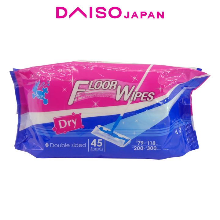 Daiso Double-sided Dry Floor Wipes (45 sheets) | Lazada PH