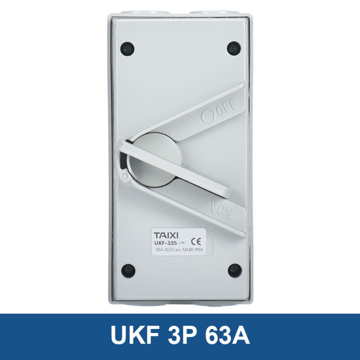 Industrial Waterproof Isolator Electric Switch AC 220V IP66 1P 2P 3P ...