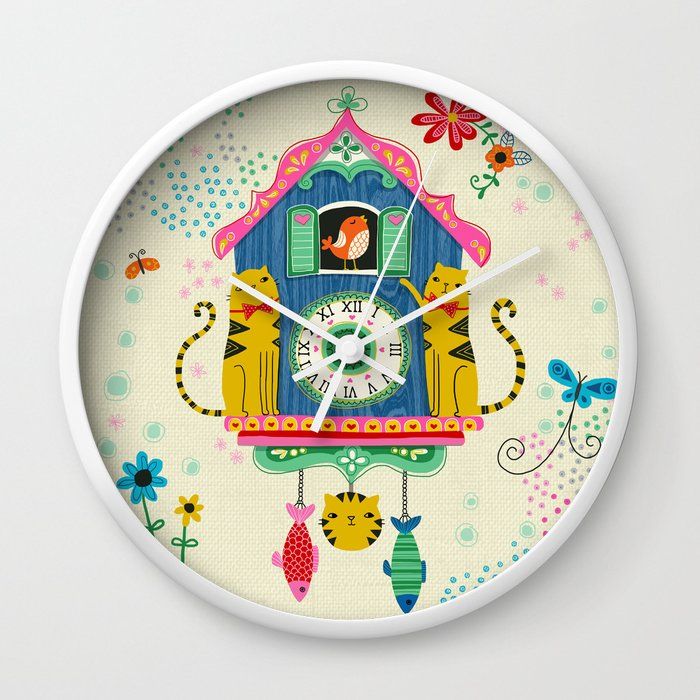 Jam Dinding Kucing Jam Cuckoo Cuckoo Clock Cats Wall Clock | Lazada ...