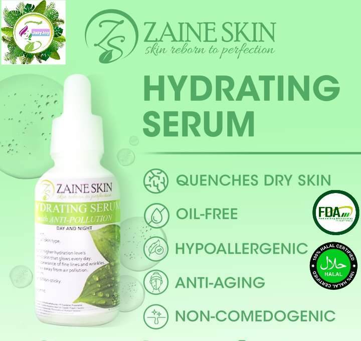 ZAINE SKIN HYDRATING SERUM WITH ANTI-POLLUTION.30ML | Lazada PH
