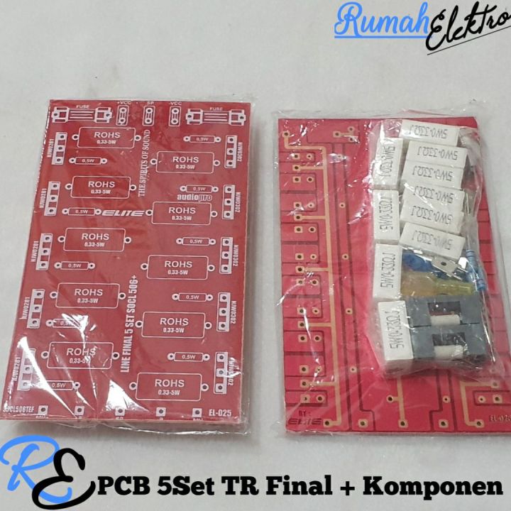 PCB Line Final 5 Set Transistor Final Plus Komponen | Lazada Indonesia