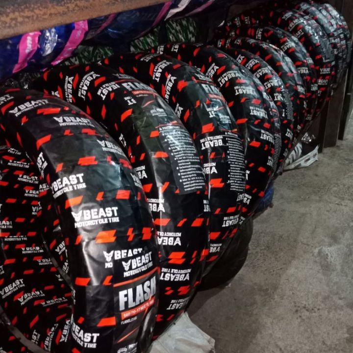 BEAST TUBELESS TIRE FLASH by 13&14 w/ tire sealant | Lazada PH