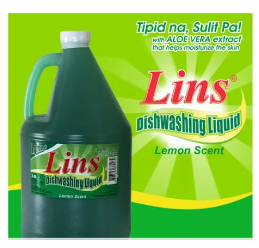Lins Dishwashing Liquid Gal (3.8L) / Powerclean Dishwashing Liquid ...