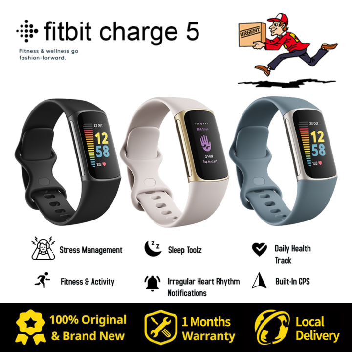 【2-3 Days Delivery】Original Fitbit Charge 5 Smartwatch/Fitbit Band ...