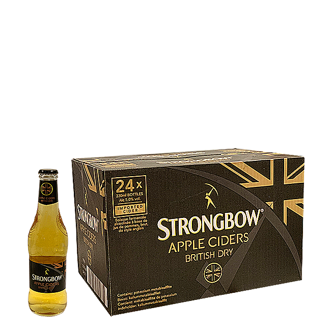 Strongbow Apple Cider British Dry Beer Bottle 24 x 330mL + 1 | Lazada PH
