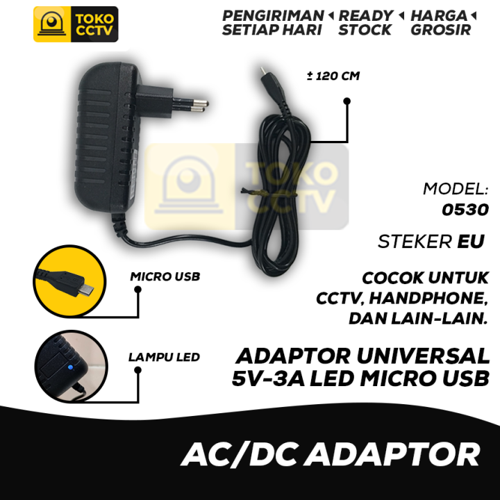 Adaptor Micro USB 5Volt 3Ampere , Adaptor 5V 3A | Lazada Indonesia
