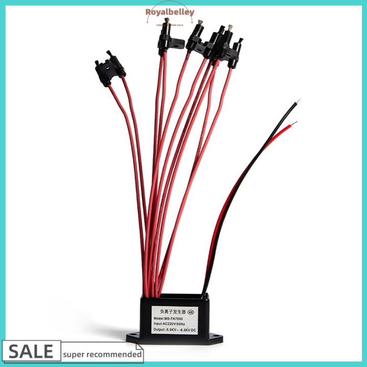 【ROYALBELLEY】 Ozone Generator 220V Air Ionizer Airborne Negative Ion ...