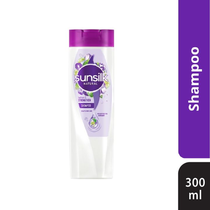 SUNSILK Butterfly Pea & Bergamot Shampoo 300ml | Lazada