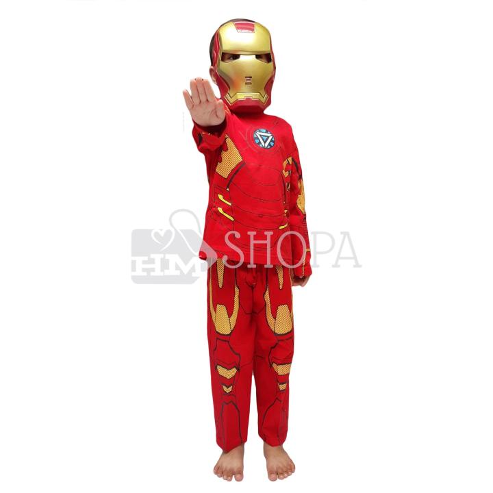 HMshopa - Baju Kostum Anak Iron Man TOPENG Baju Setelan Anak Ironman ...