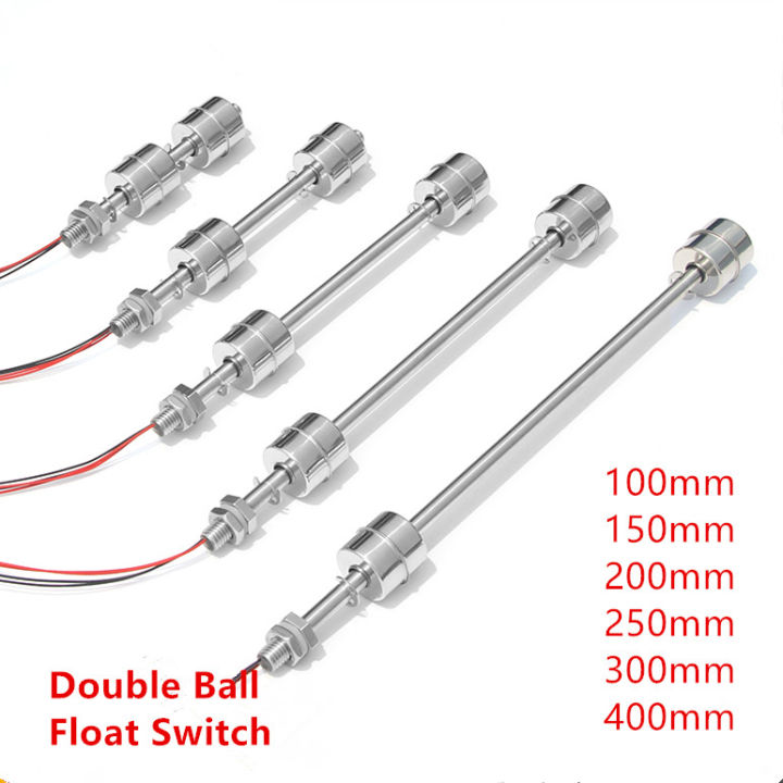 N12j Stainless Steel Double Ball Float Switch Tank Liquid Water Level ...