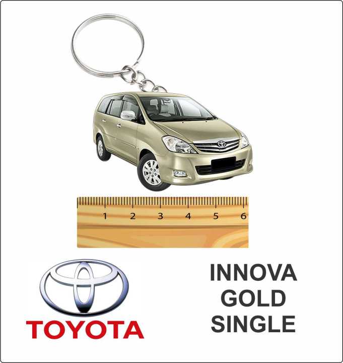 toyota innova gold 2008 keychain 2D keychain innova | Lazada