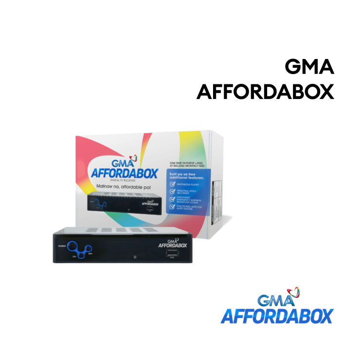 GMA AFFORDABOX Digital TV Receiver / GMA NOW Mobile Digital TV Dongle ...