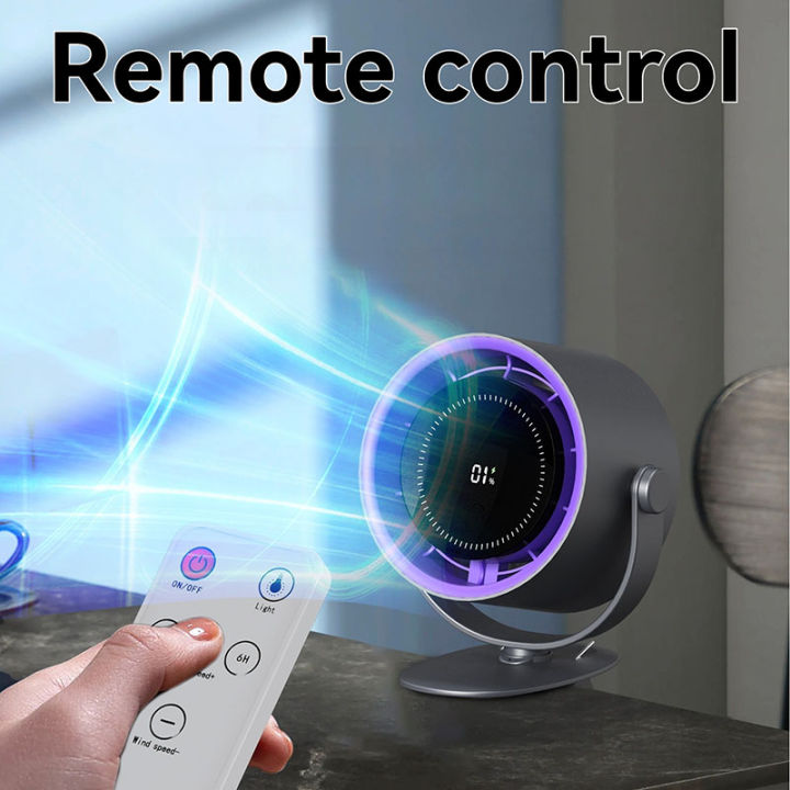 New Desktop Remote Control Violent Turbo Small Electric Fan Mini High ...