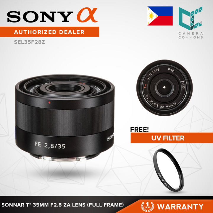 Sony SEL35F28Z/ Sonnar T* FE 35 mm F2.8 ZA Lens | Lazada PH