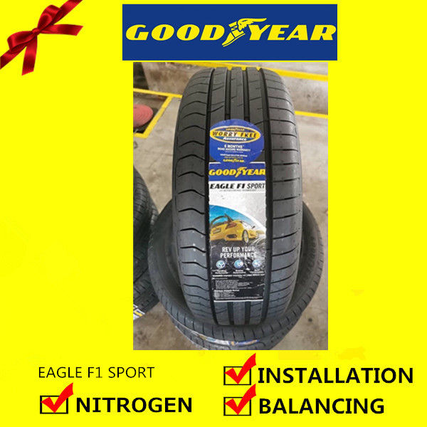 Goodyear Eagle F1 Sport Tyre Tayar Tire(With Installation)215/45R18 205/55R16 235/45R18 225 ...