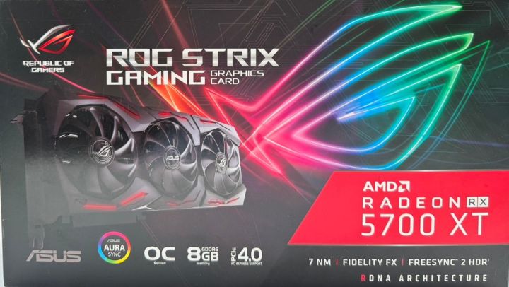 VGA (การ์ดจอ) ASUS ROG STRIX RX 5700 XT O8G GAMING - 8GB GDDR6 มือสอง ...