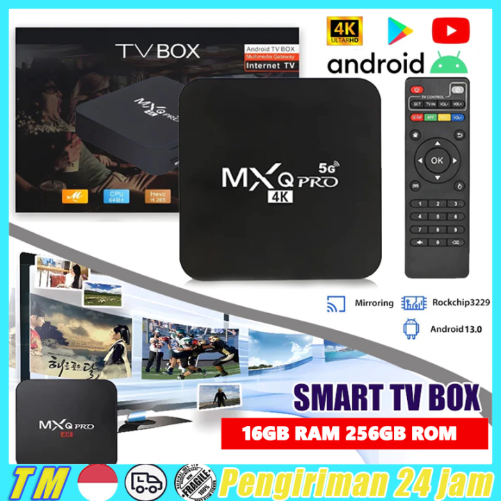 MXQ PRO Android Tv Box 256GB Rom Tv Box Android 4K Wifi Connection ...