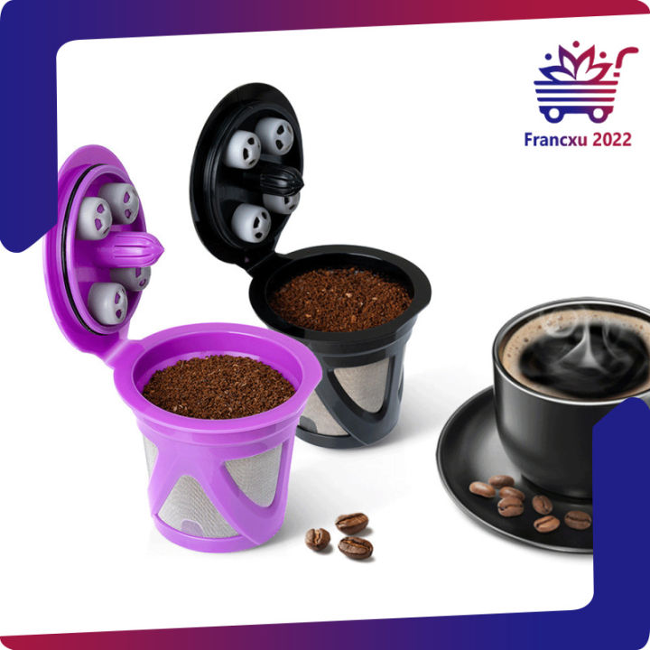 3pcs/4pcs/6pcs Reusable Refillable Coffee Pod Capsules With Mesh ...