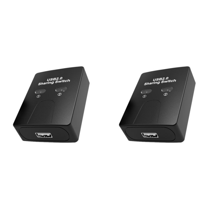 2X 2 Ports USB2.0 Hub USB Switch Printer Sharer Two Computers Share A ...