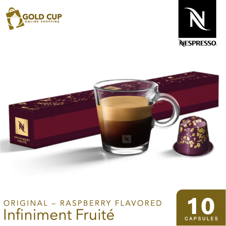 Nespresso Original Line Infiniment Fruité Raspberry Flavored Espresso ...