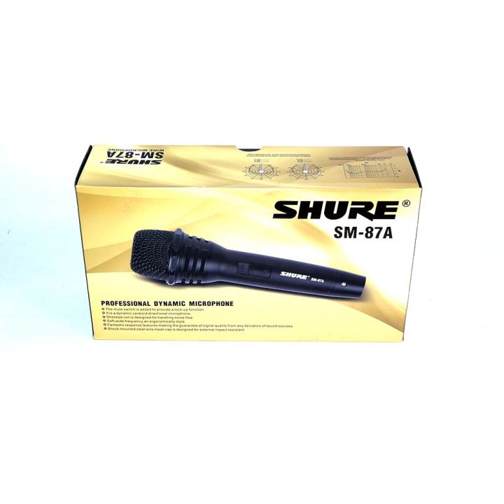 SHURE DYNAMIC WIRED MICROPHONE SM-87A | Lazada PH