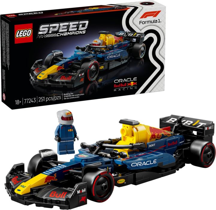 [CREASED | DAMAGED BOX] LEGO Speed Champions Formula 1 77243 Oracle Red ...