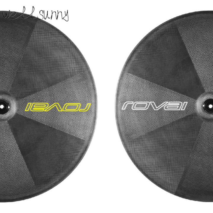Carbon Disc Wheel Sticker TT Track Triathlon Wheel Decals for ROVAL 321 ...