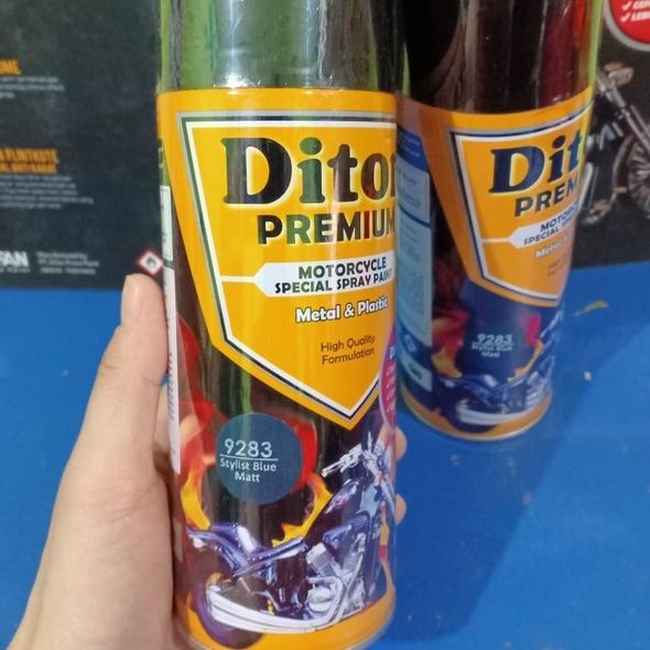 DITON Premium Pilox Pilok Cat Semprot Stylist Blue Matt (H9283*) 9283 ...