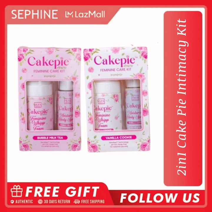 PSPH Cake Pie 2in1 Feminine Wash + Edible Spray Set Cakepie Made in ...